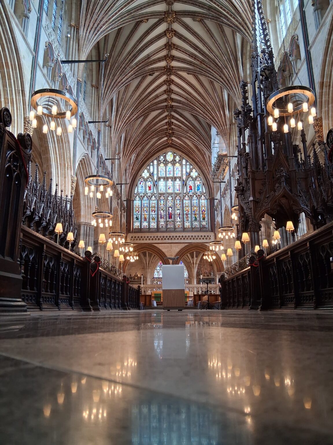 Guide to Exeter Cathedral, City of Exeter, Southwest England